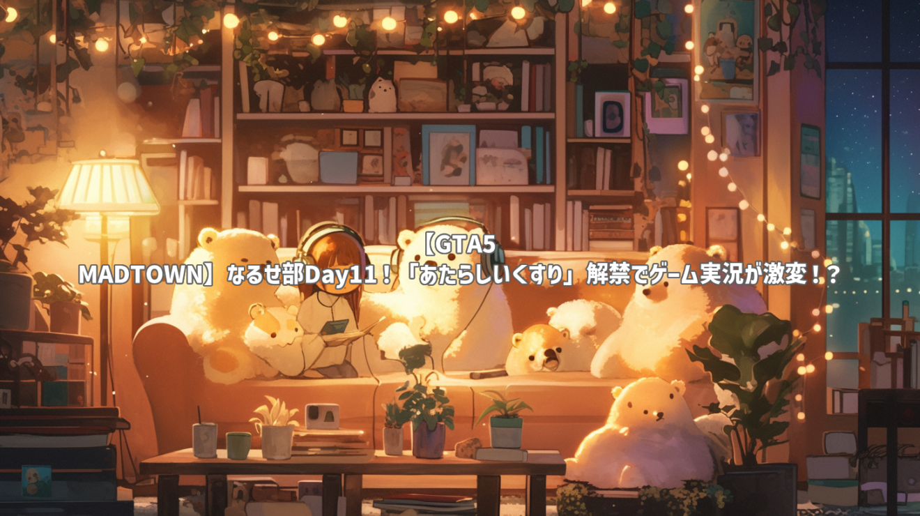 【GTA5 MADTOWN】なるせ部Day11！「あたらしいくすり」解禁でゲーム実況が激変！？