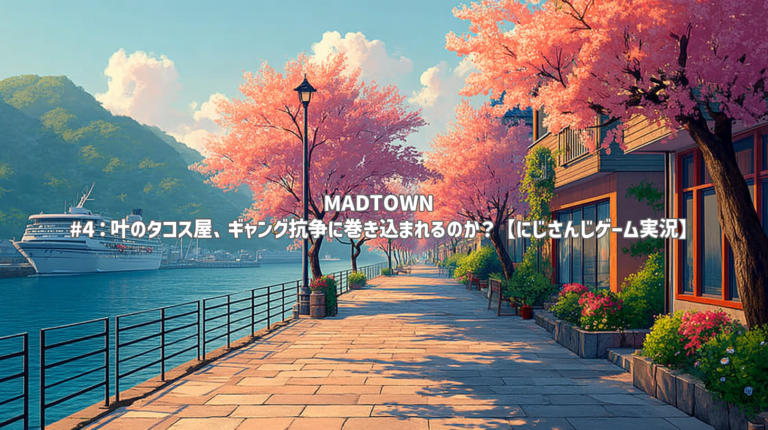 MADTOWN #4：叶のタコス屋、ギャング抗争に巻き込まれるのか？【にじさんじゲーム実況】